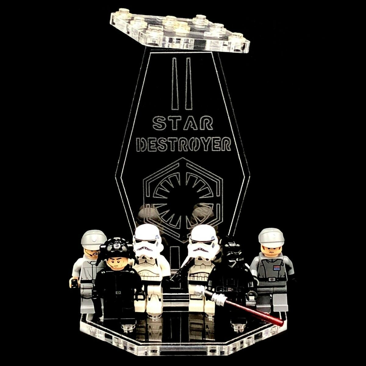 Acryl Display Stand - Acrylglas Modell Standfuss für LEGO 75055 ...