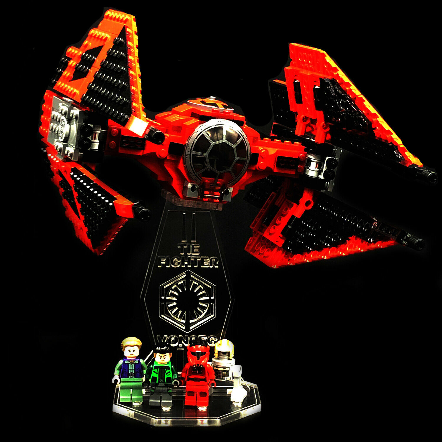 Acryl Display Stand - Acrylglas Modell Standfuss für LEGO 75240 Major ...