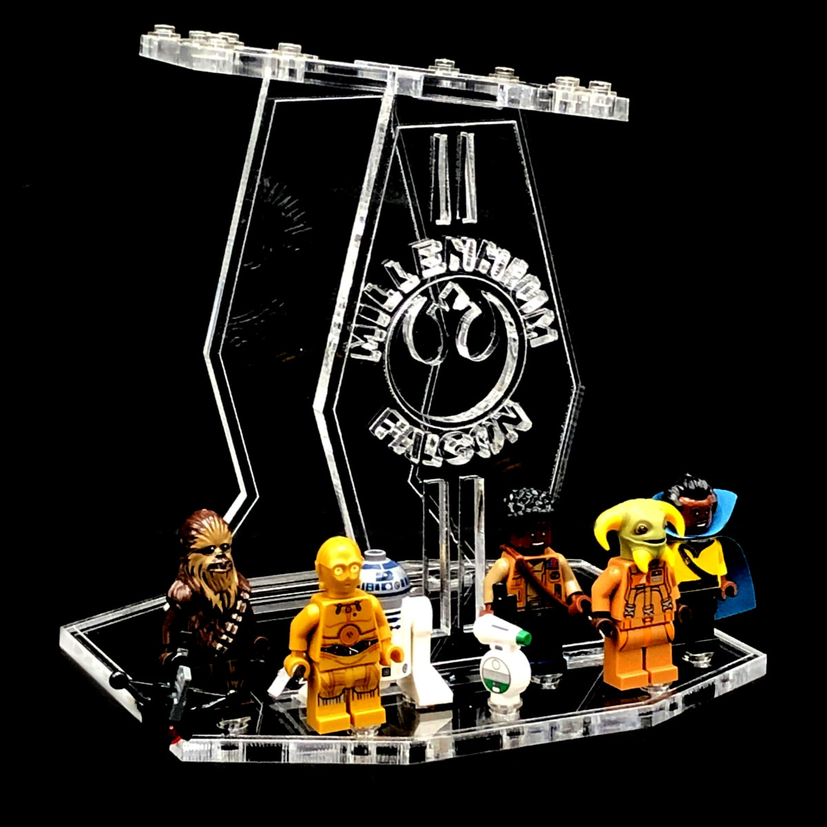 Acryl Display Stand - Acrylglas Modell Standfuss für LEGO 75257 ...
