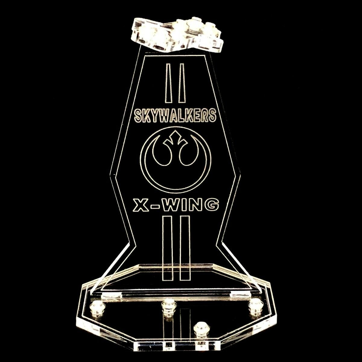 Acryl Display Stand - Acrylglas Modell Standfuss für LEGO 75301 Luke ...