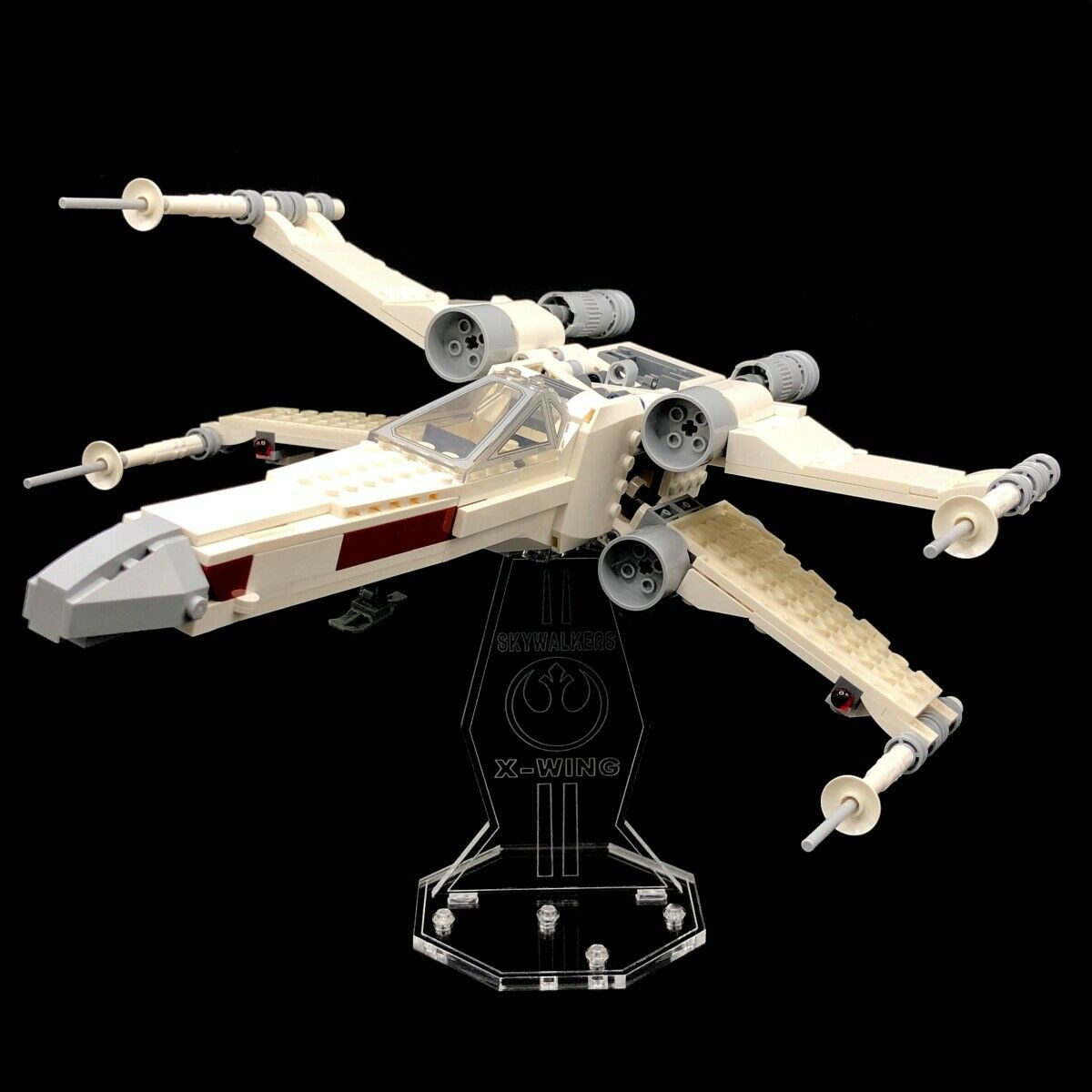 Acryl Display Stand - Acrylglas Modell Standfuss für LEGO 75301 Luke ...