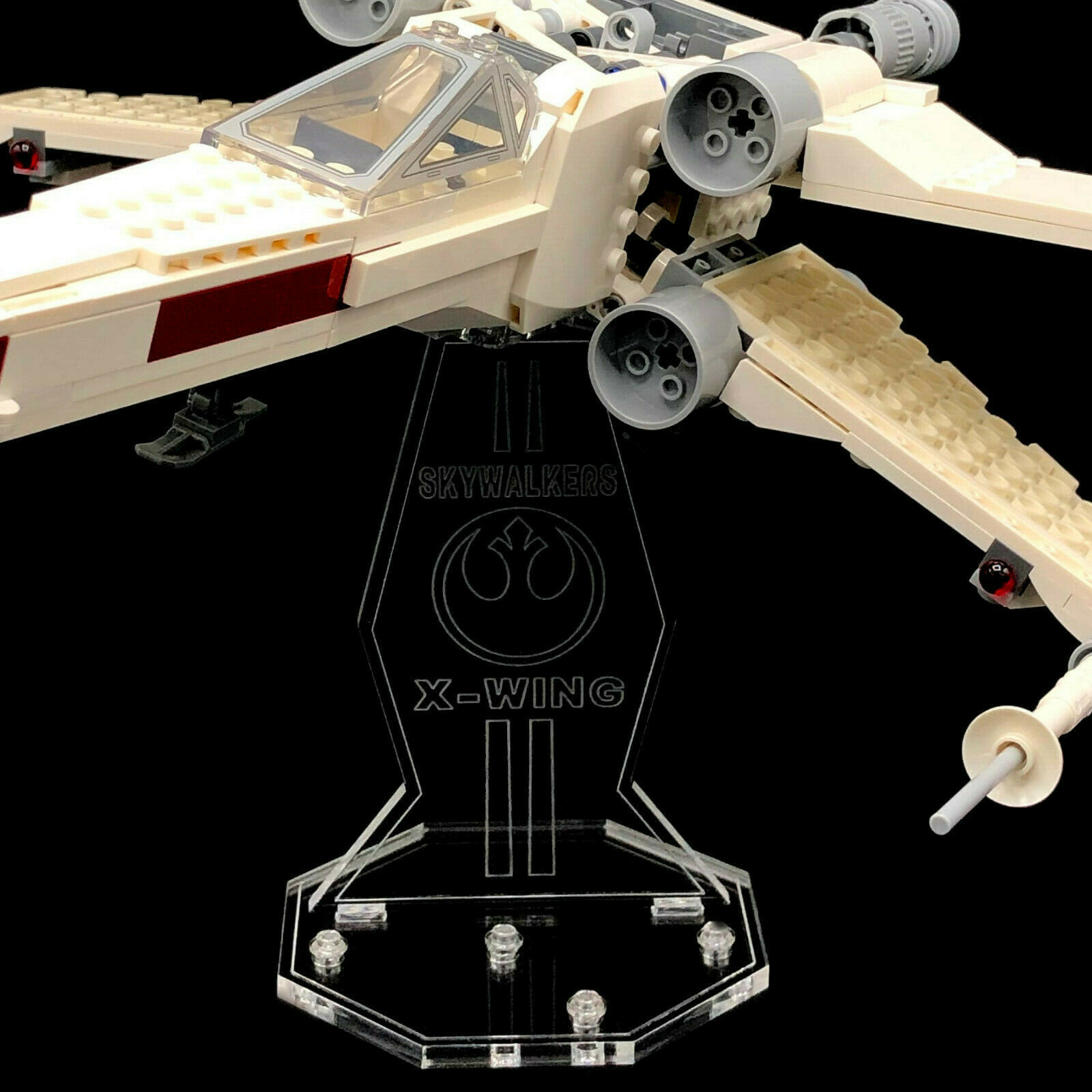 Acryl Display Stand - Acrylglas Modell Standfuss für LEGO 75301 Luke ...