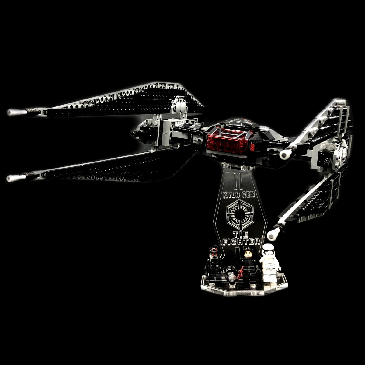 Acryl Display Stand - Acrylglas Modell Standfuss für LEGO 75179 Kylo ...